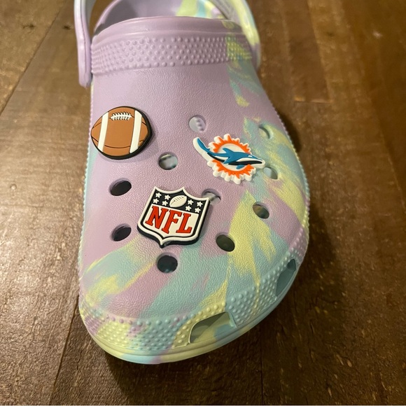 Other | 3 Piece Nfl Miami Dolphins Crocs Charms Set | Poshmark